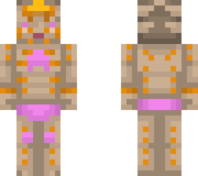 edited gold experience requiem | Minecraft Skin