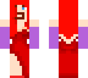 HBomb as Jessica Rabbit | Minecraft Skin