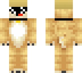 Rags Youtuber with fluffy ears | Minecraft Skin