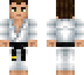 judo martial arts fighting black belt | Minecraft Skins