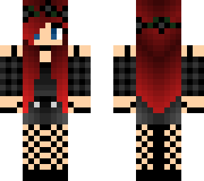 Fishnet Goth | Minecraft Skin