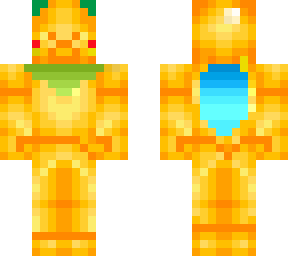 Yellow Steve Cat Form | Minecraft Skin