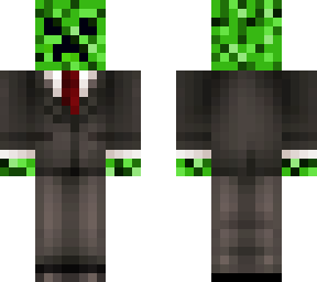Creeper in suit | Minecraft Skin