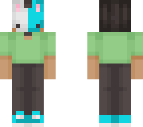 Cute bunny Mask Boy | Minecraft Skin