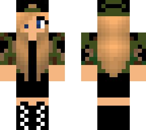 Army girl | Minecraft Skin