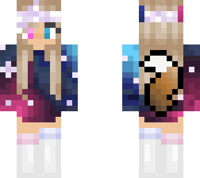 Neon girl | Minecraft Skin