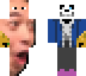 pogchamp sans thanos | Minecraft Skin