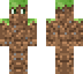 dirt block guy | Minecraft Skins