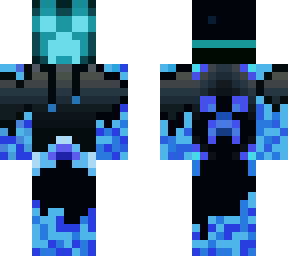 Tron creeper improved | Minecraft Skin