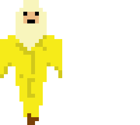 2D Banana Man | Minecraft Skin