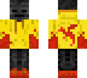 wither skeleton nether fire | Minecraft Skins