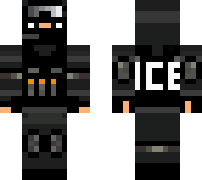 ice agent | Minecraft Skin