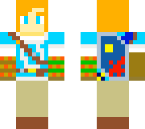 Link Breath Of The Wild | Minecraft Skins