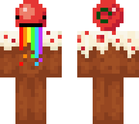 cherry head cake | Minecraft Skin