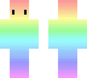 Rainbow Noob | Minecraft Skin