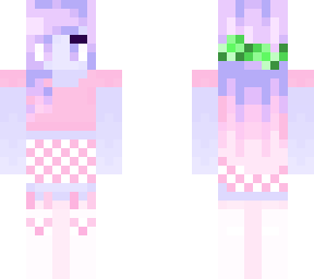 Samantha Purple Alien | Minecraft Skin