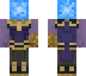 Thanos, but his head is the Tesseract | Minecraft Skin