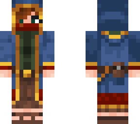 Edited Female Wandering Trader by GoldeGB | Minecraft Skin