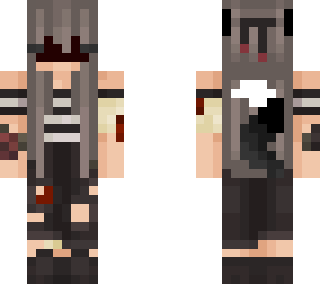 Alpha wolf girl (edit) | Minecraft Skin
