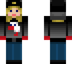 Girl with baseball cap | Minecraft Skin