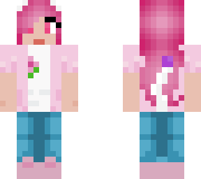 Pink Cat-Girl | Minecraft Skin