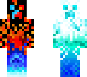 The Inferno ice creeper | Minecraft Skin