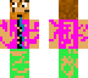 Exploded man | Minecraft Skin