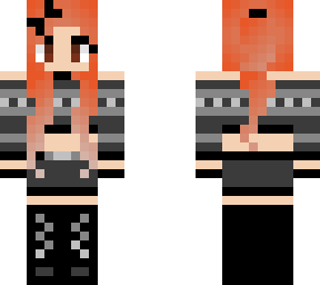 goth ginger | Minecraft Skins