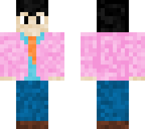 Lupin III (Pink Jacket) | Minecraft Skin