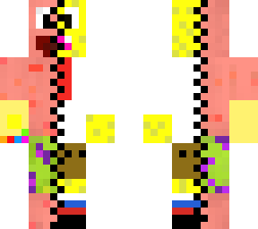 spongebob and patrick | Minecraft Skins