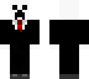 White creeper tuxedo | Minecraft Skin