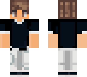 Black Shirt Boy | Minecraft Skin