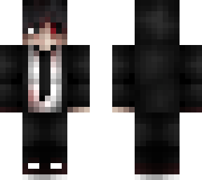 Corrupted Cool Anime Boy | Minecraft Skin