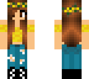 Cute Yellow Girl | Minecraft Skin