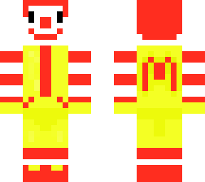 Ronald Mcdonald | Minecraft Skins