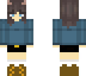 sad girl | Minecraft Skin