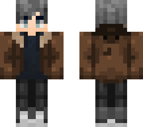 Gray hair dude | Minecraft Skin
