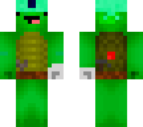 Zombie Apocalipse Turtle Survivor | Minecraft Skin