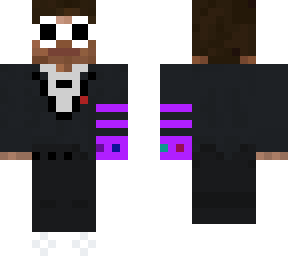 steve in a black suit | Minecraft Skins
