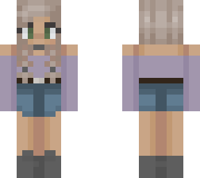 Girl with braids | Minecraft Skin