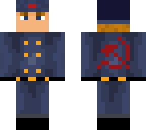 USSR Winter Officer (with Hammer and Sickle) | Minecraft Skin