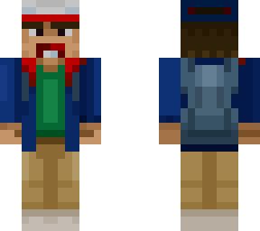 dustin stranger things | Minecraft Skin