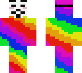 Rainbow Hacker | Minecraft Skins