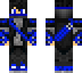 Jackypopper Blue Ninja | Minecraft Skin