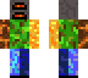 Multi-Terrain and Decorative Skin | Minecraft Skin
