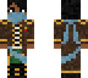 Overcoat: Light Blue | Minecraft Skin