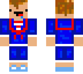 Steve the Hair Harrington (Scoops Ahoy Outfit) | Minecraft Skin