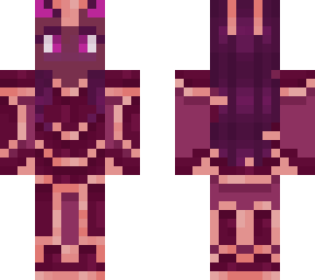 Burgandy and Rose Gold Armor | Minecraft Skin