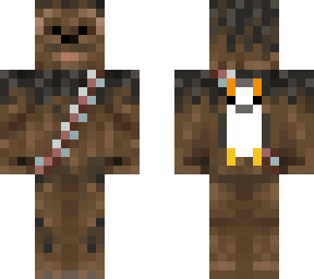 chewbacca and porg | Minecraft Skin