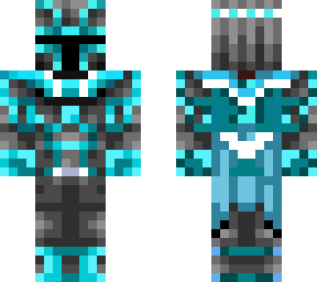 Cyan Knight | Minecraft Skins